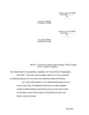 Fillable Online 00116353 AN ACT to amend Tennessee Code Annotated ...