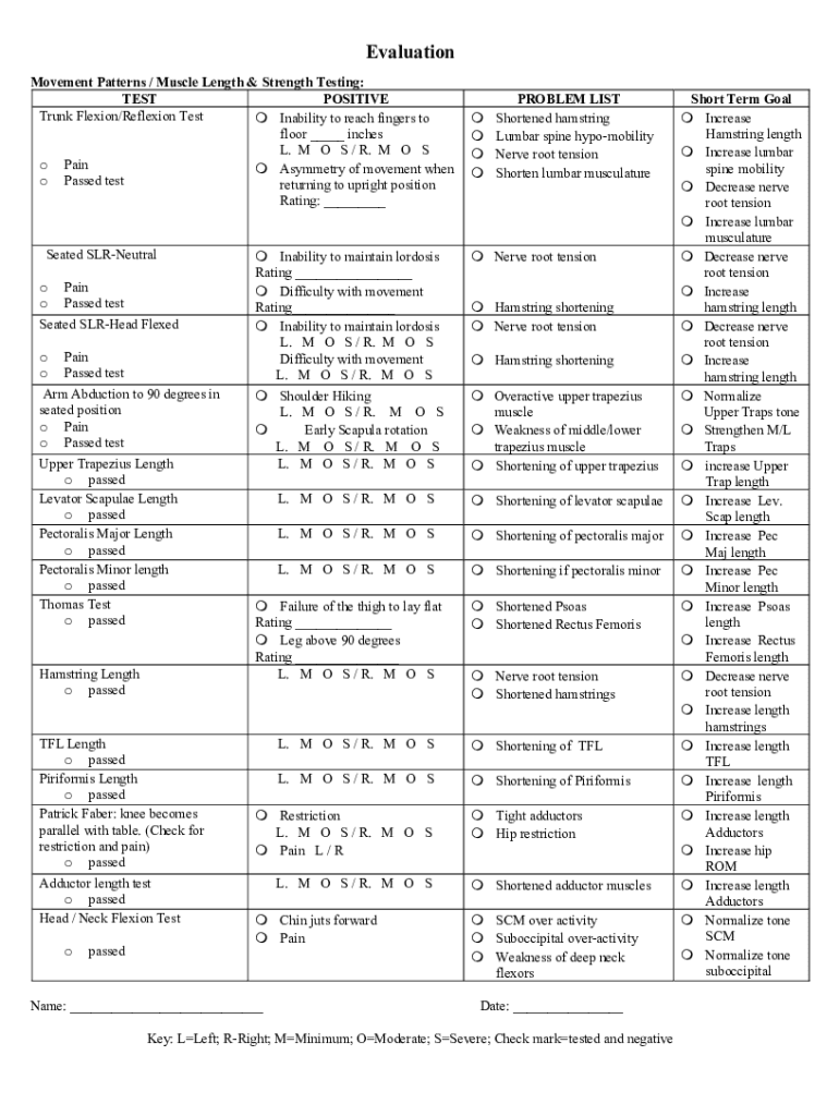 Fillable Online Selective Functional Movement Assessment in New York ...