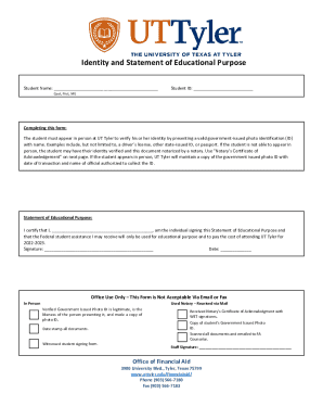 Fillable Online Certificate in Biomedical Sciences - UT Tyler School of ...