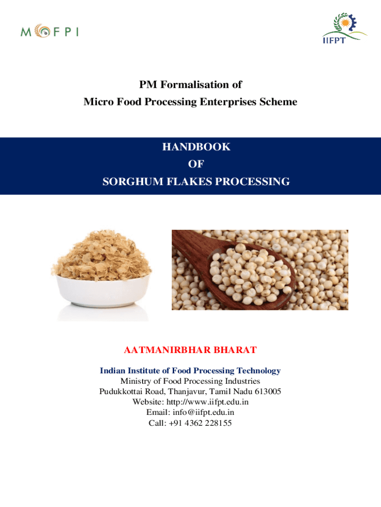 Fillable Online PM Formlisation of Micro Food Processing Enterprises ...