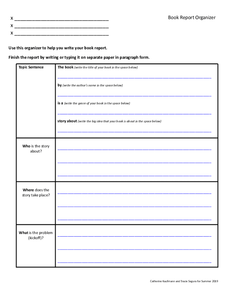 Fillable Online Book Review - Doodle Book Report - Use with any book ...