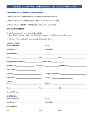 Fillable Online ATM/Debit Card Application - Providence Fax Email Print - pdfFiller