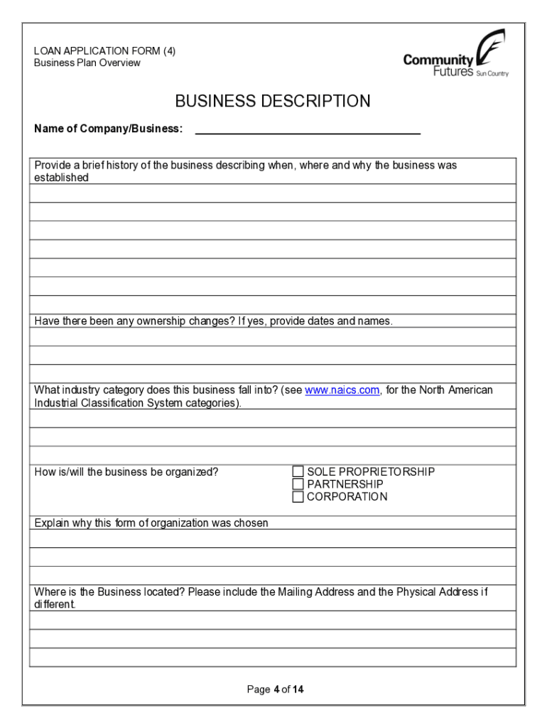 Fillable Online Business Plan Template - Free Download Fax Email Print ...