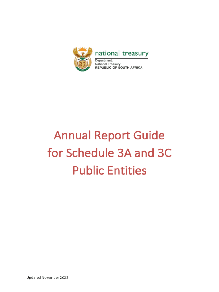 Fillable Online Annual Report Guide For Schedule 3A And 3C Public Fillable Online Annual Report Guide For Schedule 3A And 3C Public