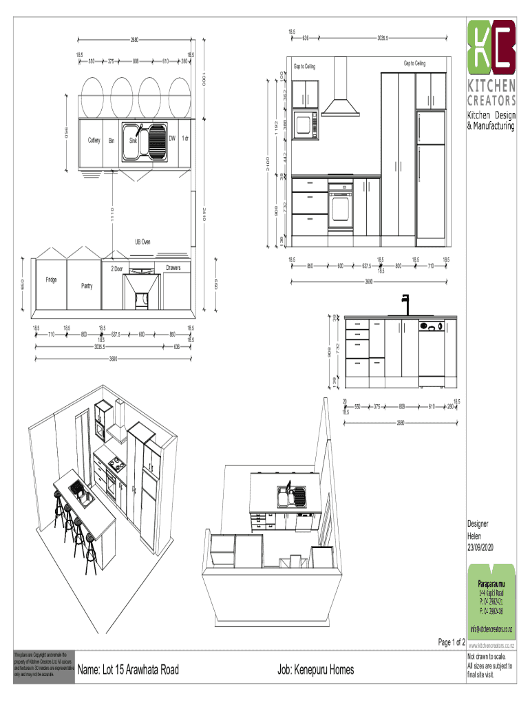 Fillable Online Lot 15 Arawhata Road Preliminary Drawings Fax Email ...