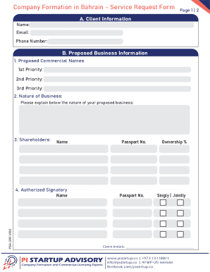 Fillable Online Service request form Fax Email Print - pdfFiller