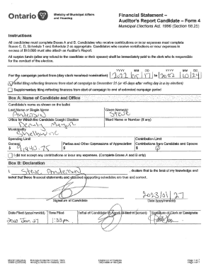 Fillable Online Form 4 - Financial Statement Fax Email Print - pdfFiller
