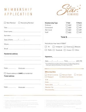 Fillable Online SS&A Members Application Form Fax Email Print - pdfFiller