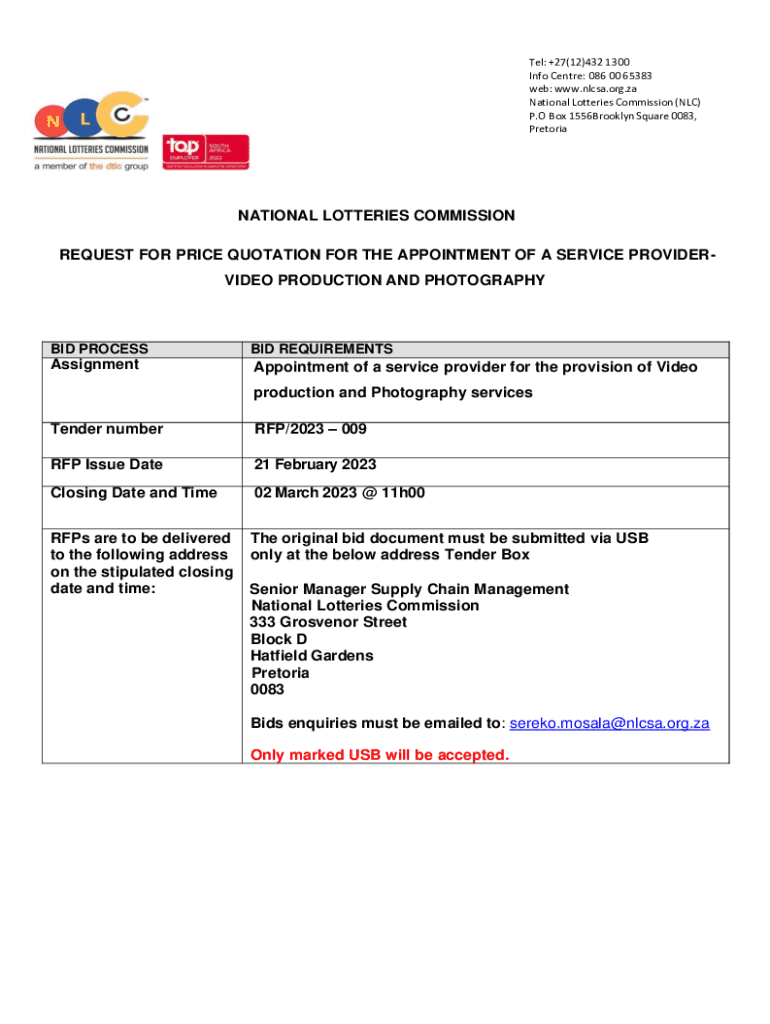 Fillable Online National Lotteries Commission (NLC) Fax Email Print ...