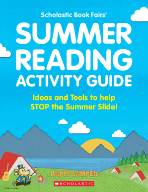 Fillable Online Summer Reading Fun with Dog Man!By Scholastic Book Fairs Fax Email Print - pdfFiller
