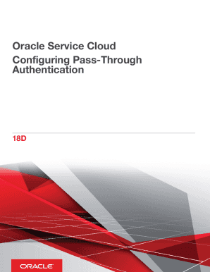 Fillable Online Oracle Service Cloud 18D Fax Email Print - pdfFiller
