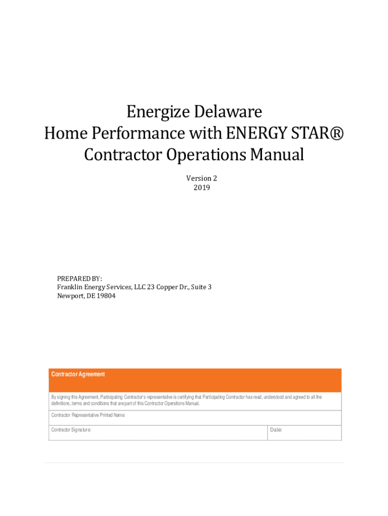 Fillable Online Home Performance with ENERGY STAR for Homeowners Fax ...
