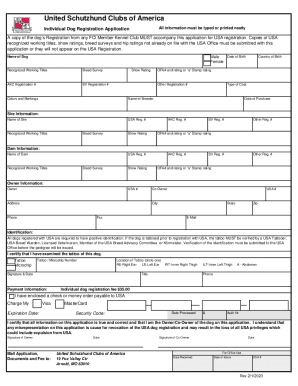 Fillable Online How to Fill Out UKC Registration Paperwork for Your Dog ...