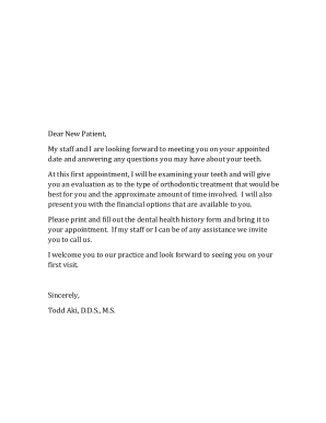 Fillable Online Patient Welcome letter Canton OH ... Fax Email Print ...