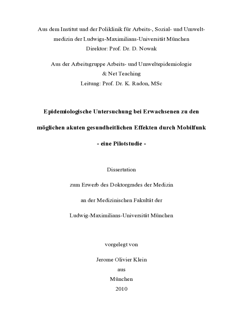 Ausfüllbar Online edoc ub uni-muenchen Prof. Dr. Dennis Nowak - MC-Health - LMU Mnchen Fax Email ...