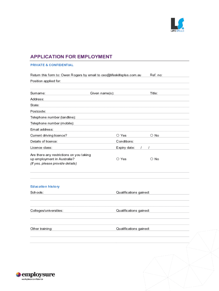 Fillable Online Teacher Application Form Template Fax Email Print ...