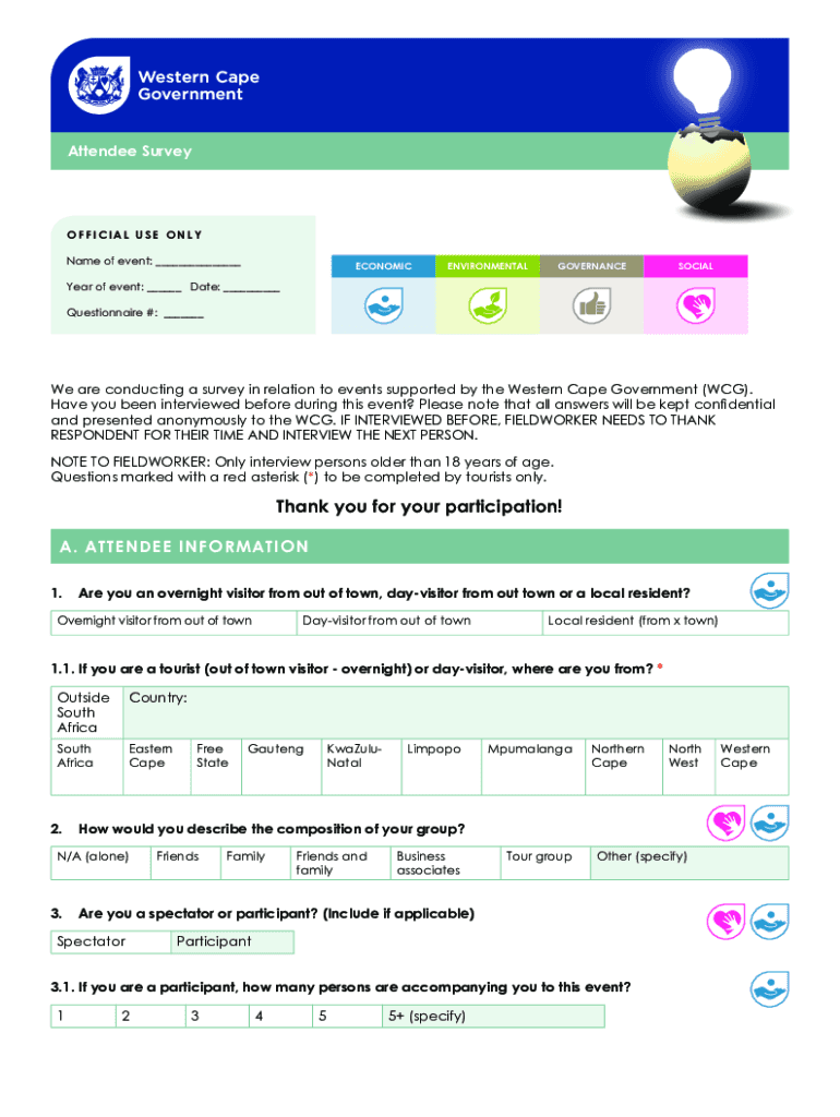 Fillable Online Event Survey Questions and Template for Training Events ...