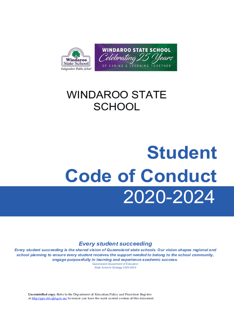 Fillable Online windarooss eq edu Windaroo State School - Education ...