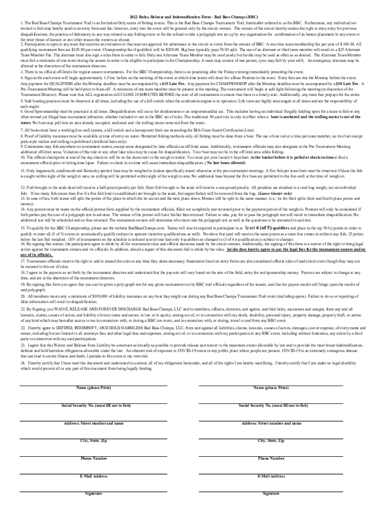 Fillable Online rules form 22 - updated late fees.xls Fax Email Print - pdfFiller