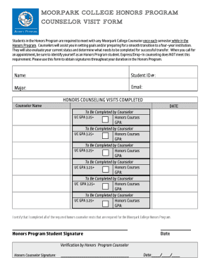 Fillable Online Leadership Development + Honors Programs/Societies Fax ...