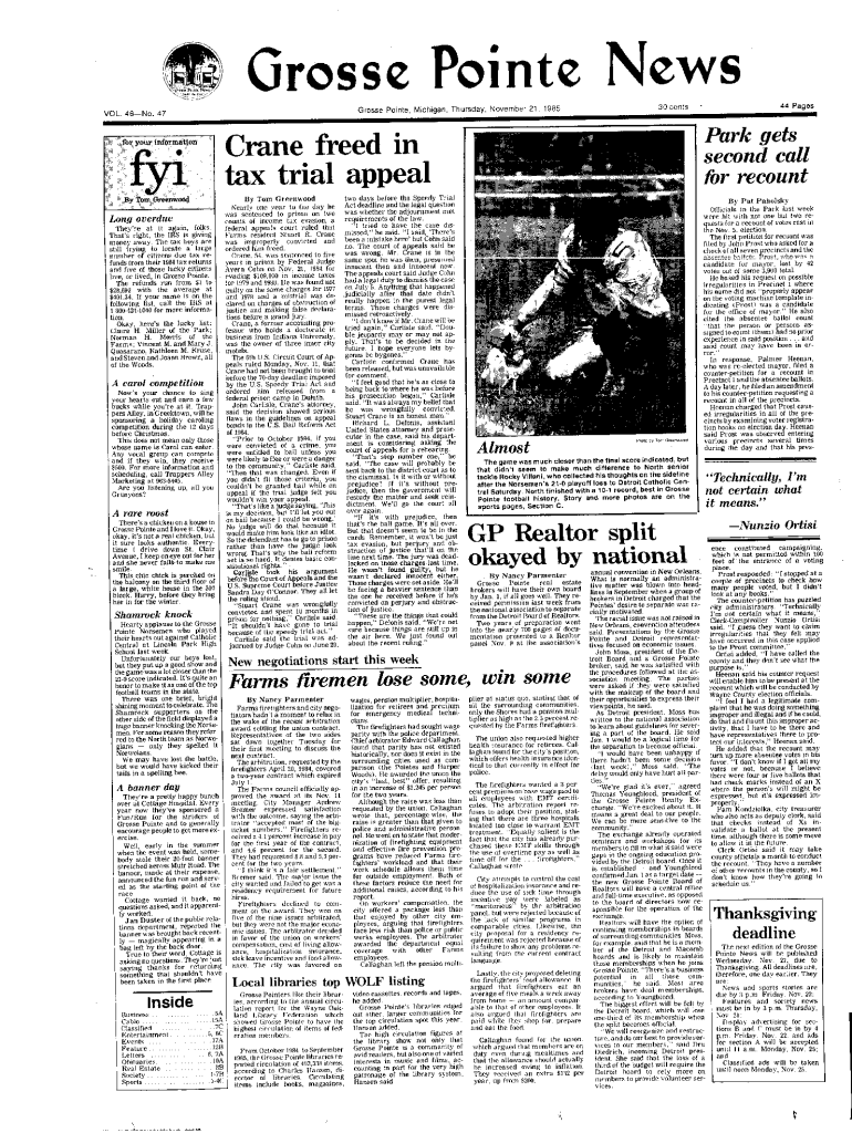 Fillable Online digitize gp lib mi Grosse Pointe ews - Local History ... Fillable Online digitize gp lib mi Grosse Pointe ews - Local History ...