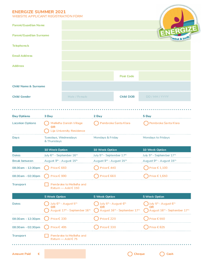 Fillable Online WEBSITE APPLICANT REGISTRATION FORM Fax Email Print - pdfFiller