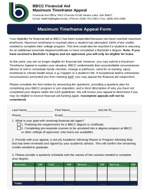 Fillable Online Max Timeframe Appeal Fax Email Print - pdfFiller