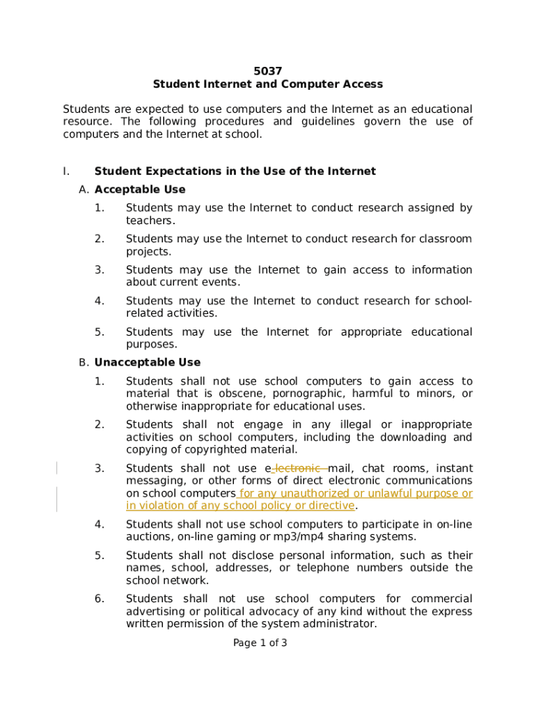 St. Luke's School Technology/Internet Acceptable Use Policy Doc ...