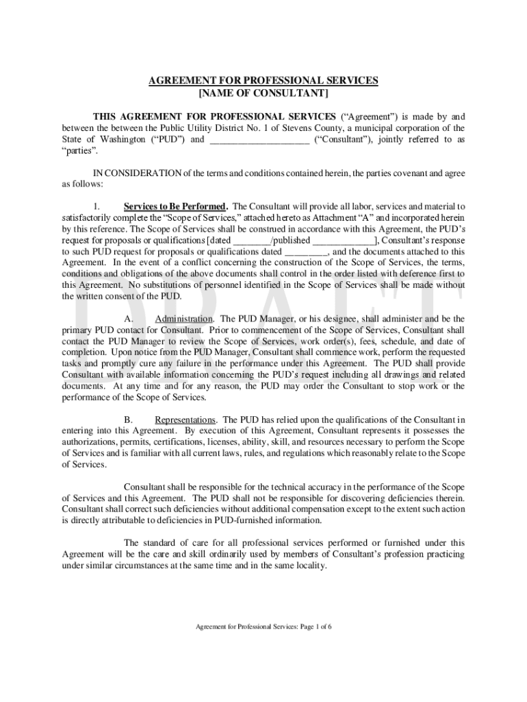 Fillable Online professional services agreement between city of ... Fax ...