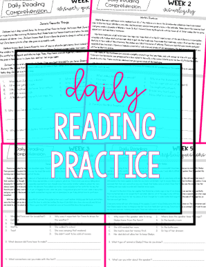 Fillable Online 180 Days of Reading: Grade 2 - Daily Reading Workbook ...