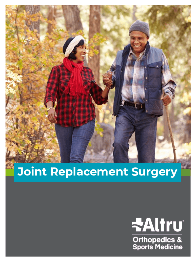 Fillable Online Joint Replacement: What to Expect & How to Prepare Fax Email Print - pdfFiller