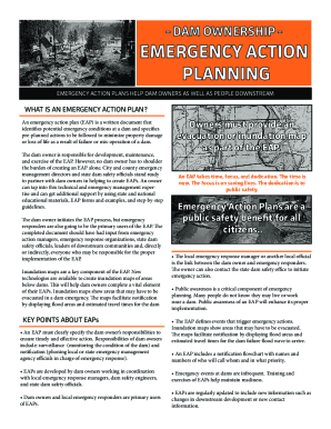 Fillable Online Emergency Action Plan (EAP) Fact Sheet Fax Email Print ...