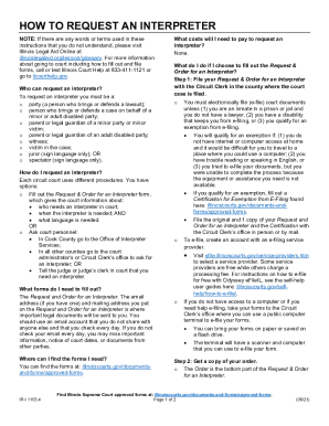 Fillable Online Illinois Standardized Forms - Approved - How to Request ...