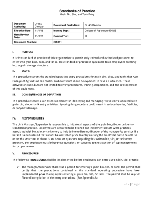 Fillable Online Inspection of Grain Handling Facilities, 29 CFR 1910. ...