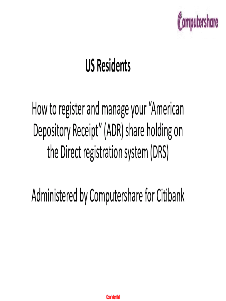 Fillable Online About the Direct Registration System Fax Email Print - pdfFiller
