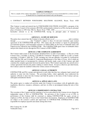 Fillable Online Execution of a formal contract Sample Clauses Fax Email ...