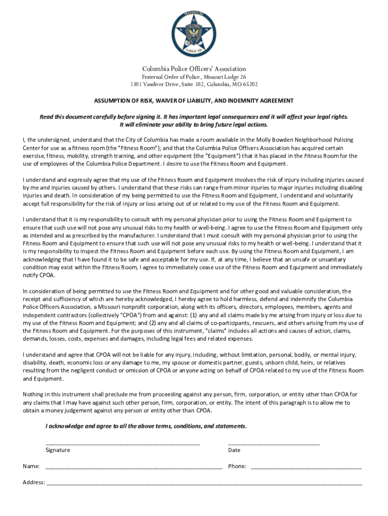 Fillable Online Missouri State FOP Lodge - Fraternal Order of Police Fax Email Print - pdfFiller