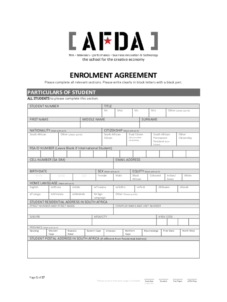 Fillable Online Proof of Enrolment Letter - Current Students Fax Email ...