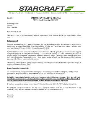 Fillable Online Part 573 Safety Recall Report 23V-405 Fax Email Print ...