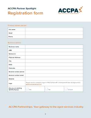 Fillable Online Leading Age Services Australia - LASA National Fax ...