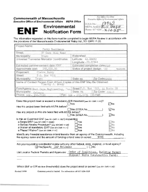 Fillable Online Environmental EM F Notification Form Fax Email Print ...
