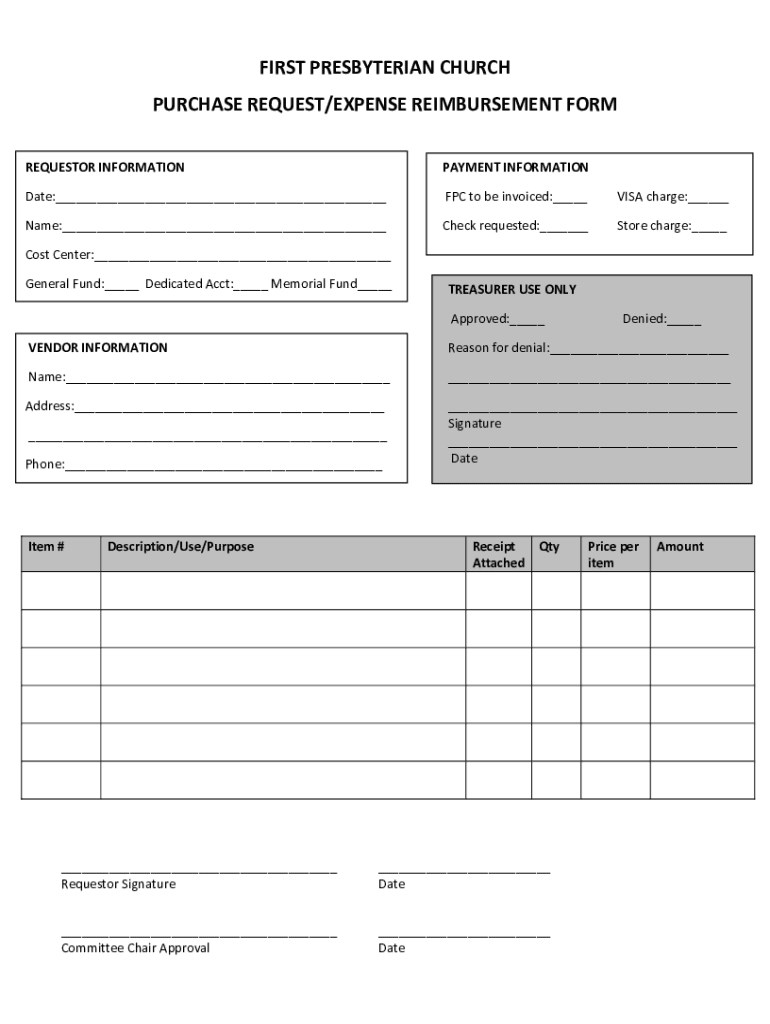 Fillable Online Purchase Request Form.docx Fax Email Print - pdfFiller
