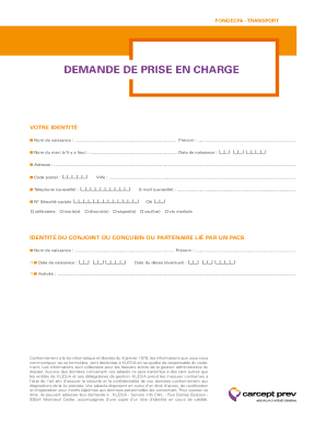 Remplissable En Ligne Notice-explicative-demande-de-prise-en-charge- ... Fax Email Imprimer ...