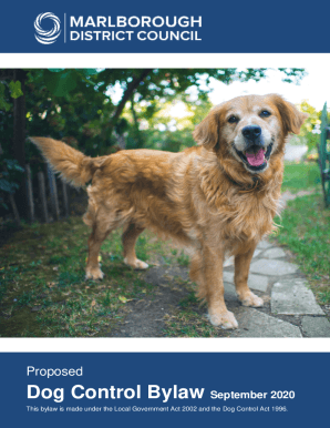 Fillable Online This bylaw is made under the Local Government Act 2002 ...