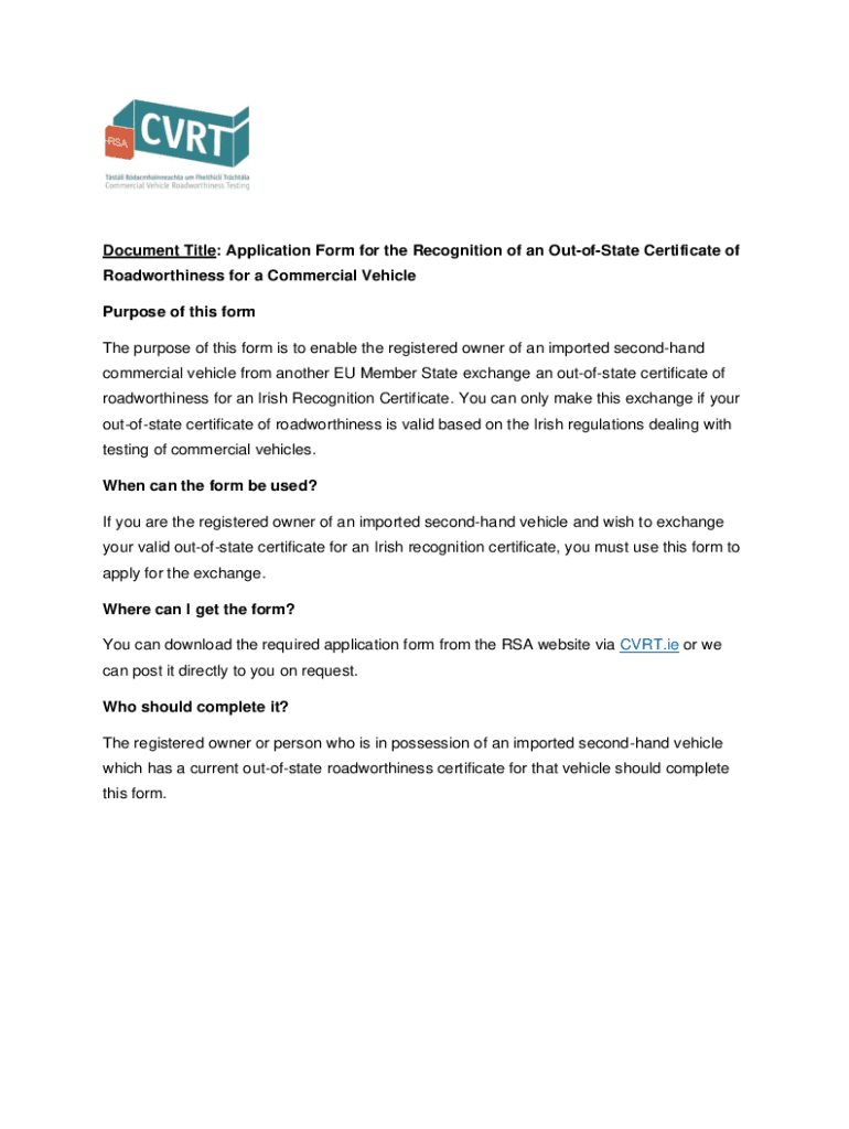 Fillable Online Application Form for the Recognition of an Out-of-State ... Fax Email Print ...