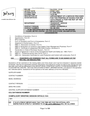 Fillable Online Africa's First Full Rapid Bus System: the Rea Vaya ...