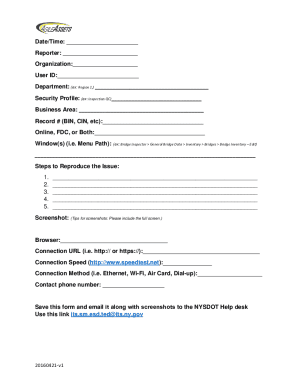 Fillable Online Reporter - NYSDOT Fax Email Print - pdfFiller