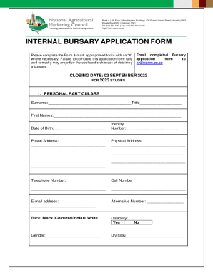 Fillable Online Kenyatta university internal bursary application form ...