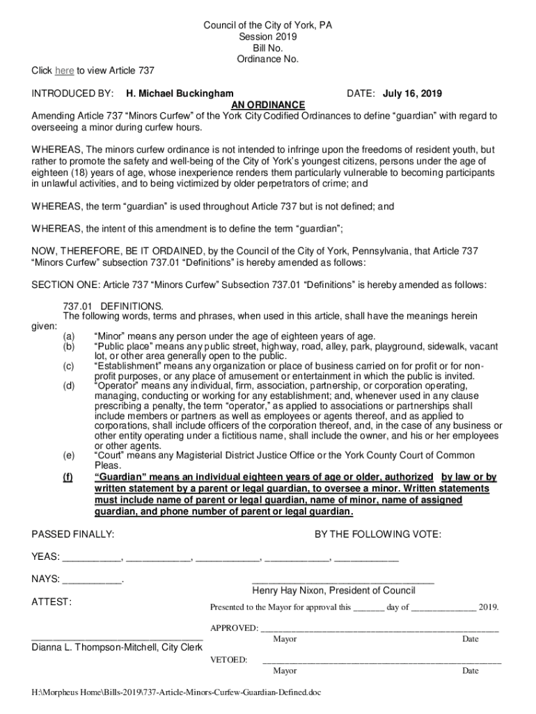 Fillable Online 737-Article-Minors-Curfew-Guardian-Defined. ... Fax ...