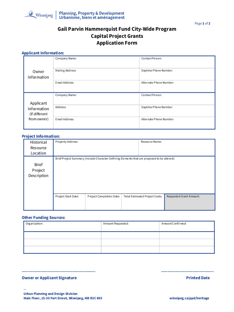 Fillable Online Gail-Parvin-Hammerquist-Fund-Application-Form- ... Fax Email Print - pdfFiller
